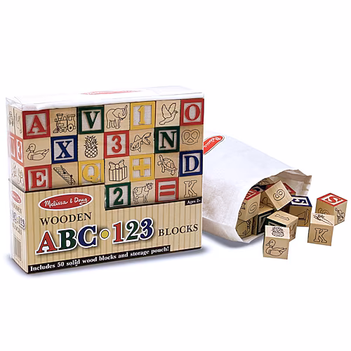 Click here for Melissa & Doug Wooden Abc/123 Blocks (Uc)  One Siz... prices