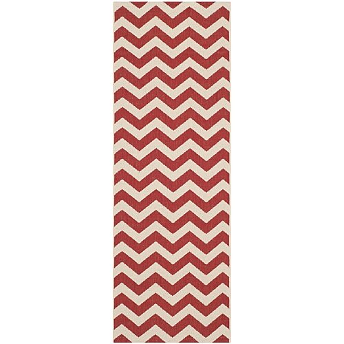 Click here for Safavieh Courtyard Collection Cennetig Chevron Ind... prices