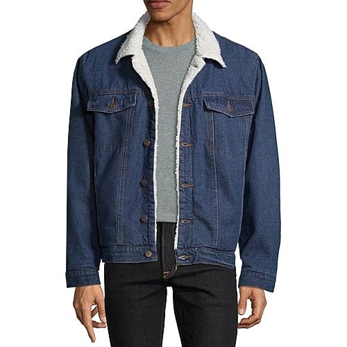 Click here for Vintage Leather Mens Denim Midweight Jacket  Mediu... prices