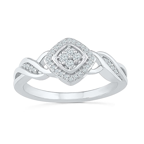 Click here for Promise My Love Womens 1/6 CT. T.W. Natural White... prices
