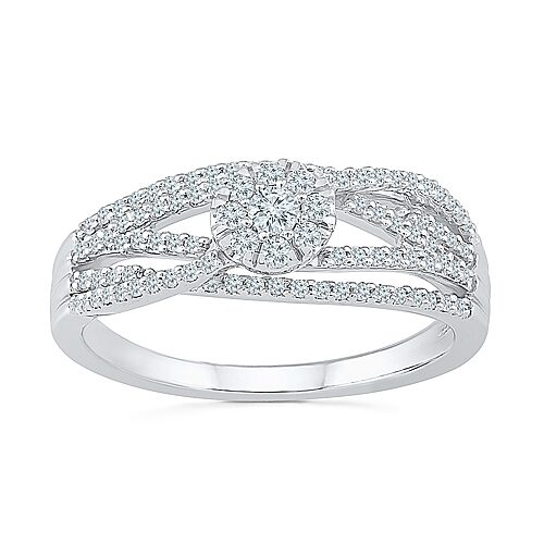 Click here for Promise My Love Womens 1/3 CT. T.W. Natural White... prices