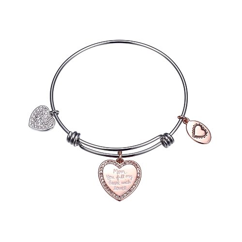 Click here for Footnotes Mom Womens Cubic Zirconia Stainless Stee... prices