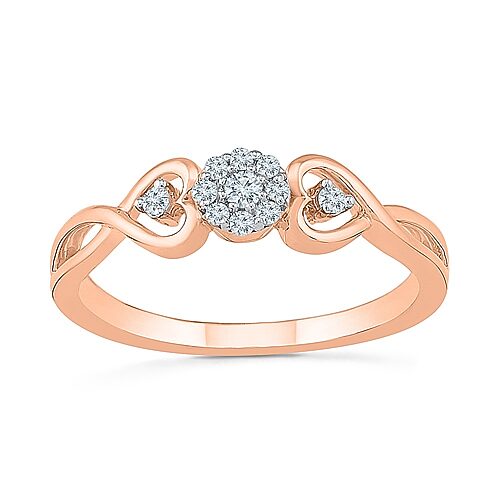 Click here for Womens 1/10 CT. T.W. Natural White Diamond 10K Gol... prices