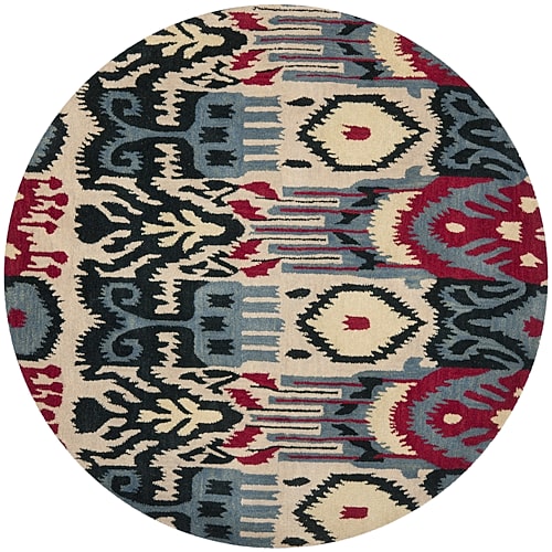 Click here for Safavieh Ikat Collection Eirann Geometric Round Ar... prices