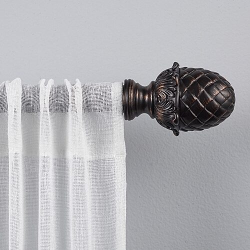 Click here for Exclusive Home Curtains Acorn 1 IN Adjustable Curt... prices
