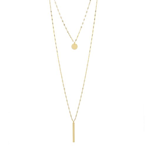 Click here for Silver Treasures Womens 14K Gold Over Silver 36 In... prices