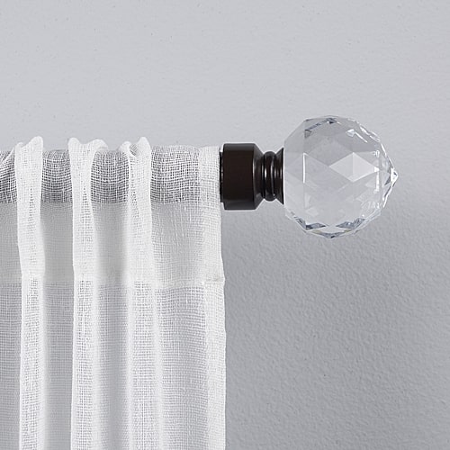 Click here for Exclusive Home Curtains Crystal Ball 1 IN Adjustab... prices