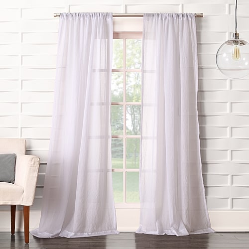 Click here for Lichtenberg Lola Rod Pocket Sheer Single Curtain P... prices