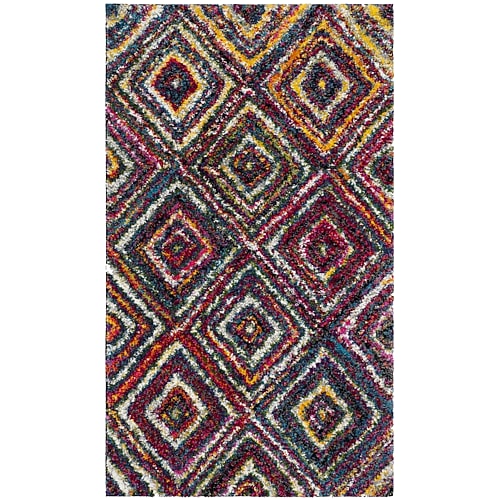 Click here for Safavieh Bloom Geometric Shag Rectangular Rugs  On... prices