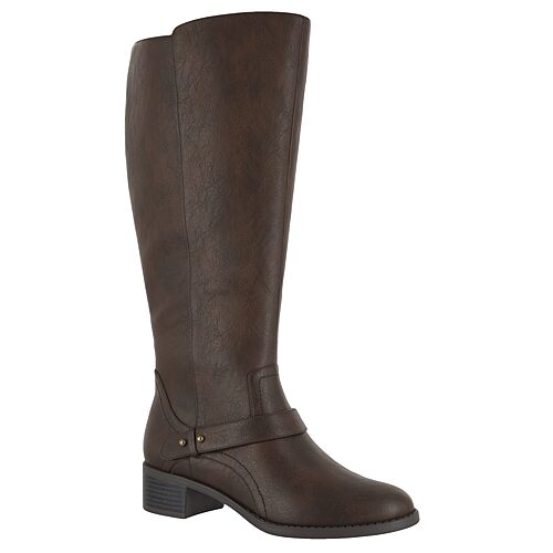 Click here for Easy Street Womens Jewel Plus Block Heel Zip Ridin... prices