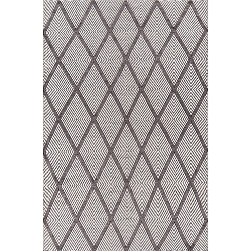 Erin Gates By Momeni Spring Diamond Indoor Rectangular Accent Rug  One Size  Black