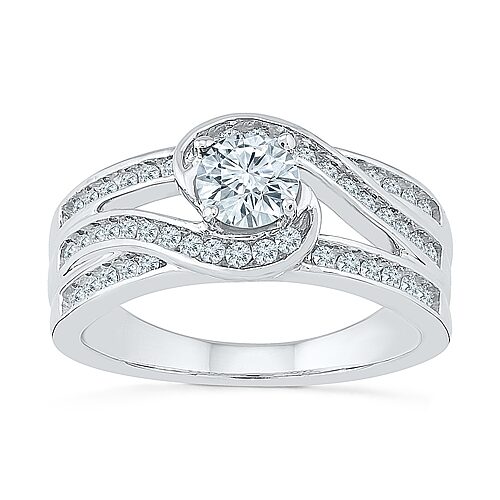 Click here for Womens Lab Created White Sapphire Sterling Silver... prices