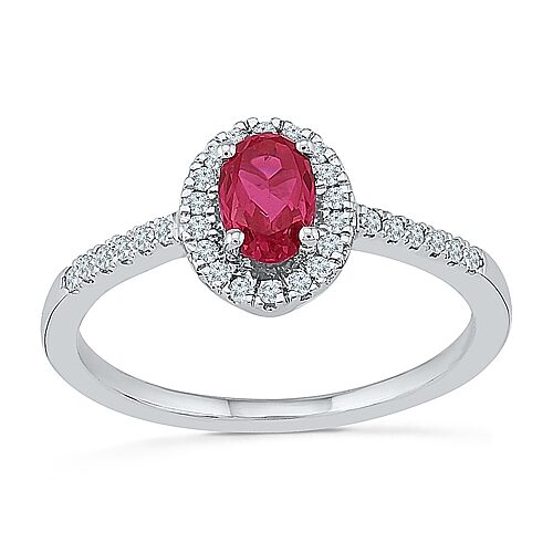Click here for Womens 1/6 CT. T.W. Lab Created Red Ruby Sterling... prices
