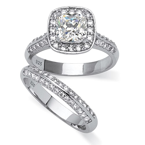 Click here for DiamonArt Womens 2 CT. T.W. White Cubic Zirconia P... prices