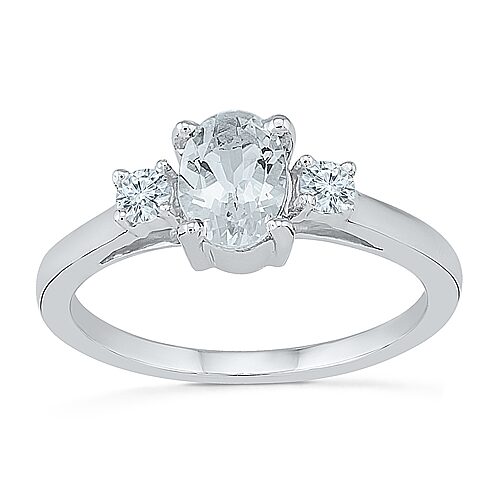 Click here for Womens Lab Created White Sapphire Sterling Silver... prices