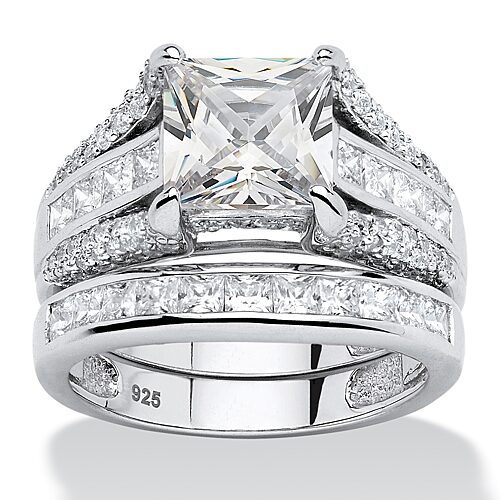 Click here for DiamonArt Womens 3 1/4 CT. T.W. White Cubic Zircon... prices