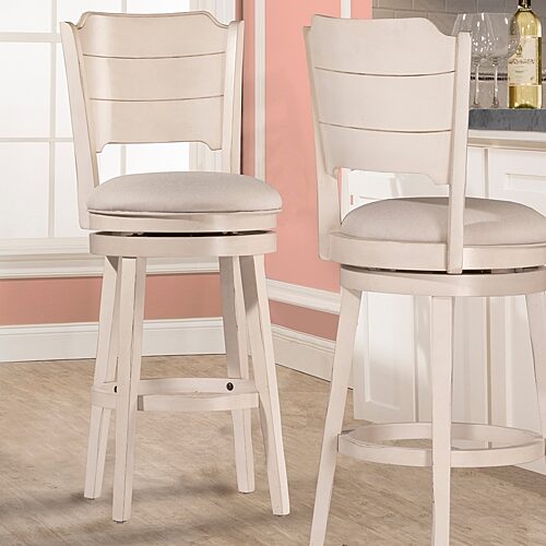 Click here for Clarion Swivel Barstool  One Size  White prices