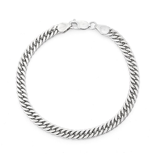 Click here for Mens Sterling Silver 8 1/2 Inch Solid Curb Chain B... prices