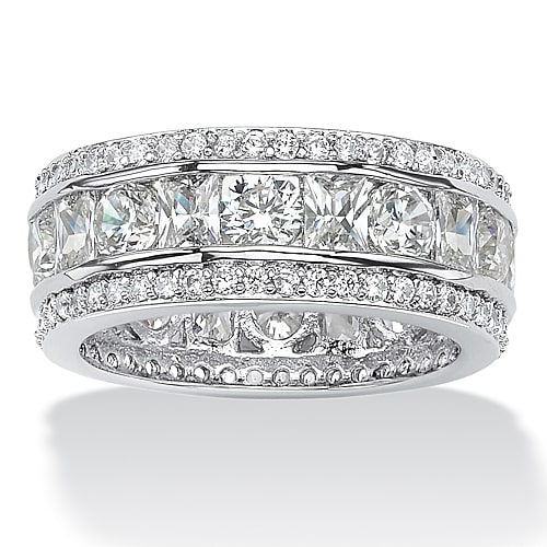Click here for DiamonArt 8.5MM 4 3/4 CT. T.W. White Cubic Zirconi... prices