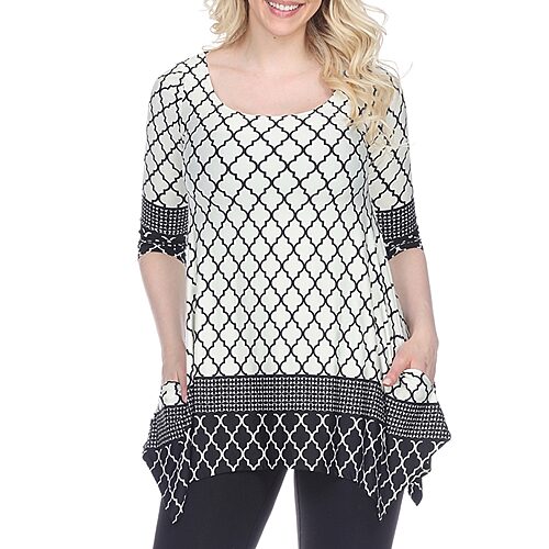 Click here for Womens White Mark Aicha Tunic prices