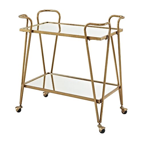 Click here for Bar Cart w/Castors  One Size  Yellow prices