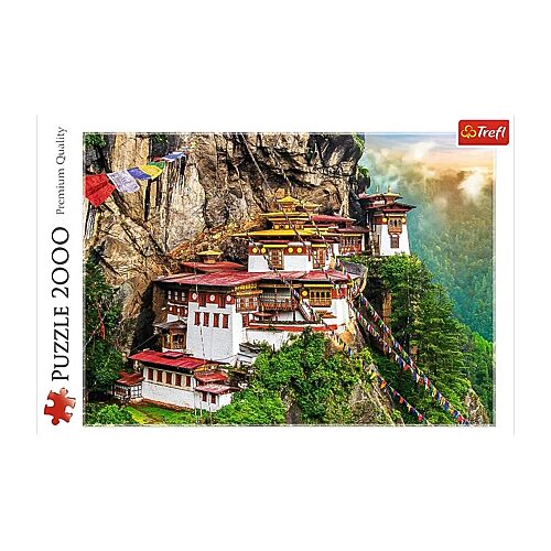Click here for Trefl Red 2000 Piece Puzzle - Tigers Nest  Bhutan... prices