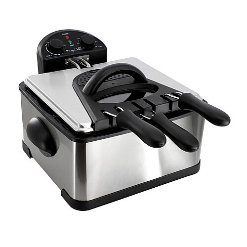 Click here for MegaChef 4.23 Quart Stainless Steel Electric Deep... prices