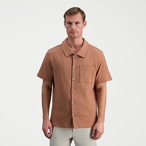 Click here for Haggar Knit Jacquard Mens Short Sleeve Regular Fit... prices