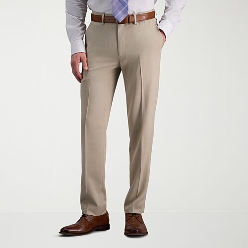 Click here for Haggar Premium Comfort Mens Slim Fit Dress Flat Fr... prices