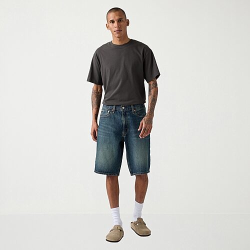 Click here for Levis Menâs 469 Loose Fit 12 Denim Shorts  40  B... prices