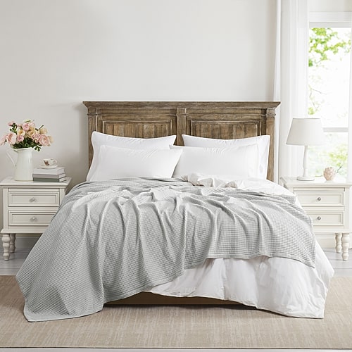 Click here for The Farmhouse by Rachel Ashwell Cotton Waffle Blan... prices