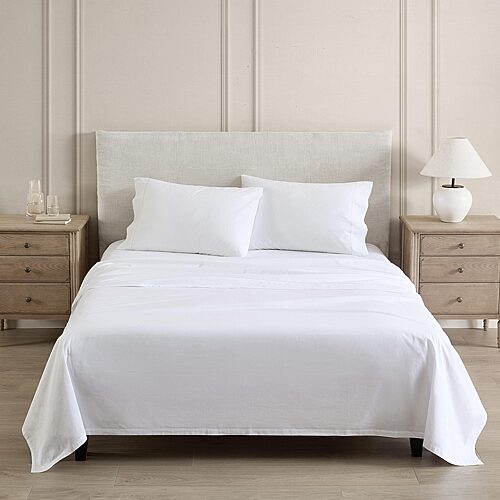 Click here for Martha Stewart Lilly Pond Leaf Sheet Set  One Size... prices