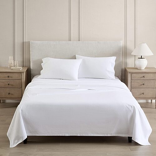 Click here for Martha Stewart Lilly Pond Leaf Sheet Set  One Size... prices