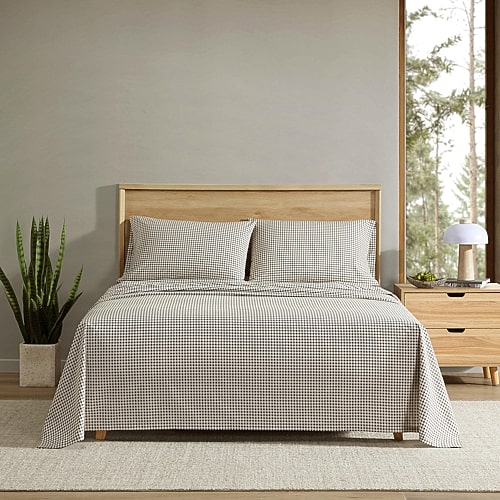 Click here for Eddie Bauer Harrison Sheet Set  One Size  Brown prices