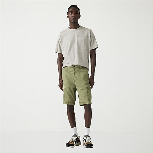 Click here for Levis Mens Carrier 9.5 Cargo Shorts - Olive Night prices