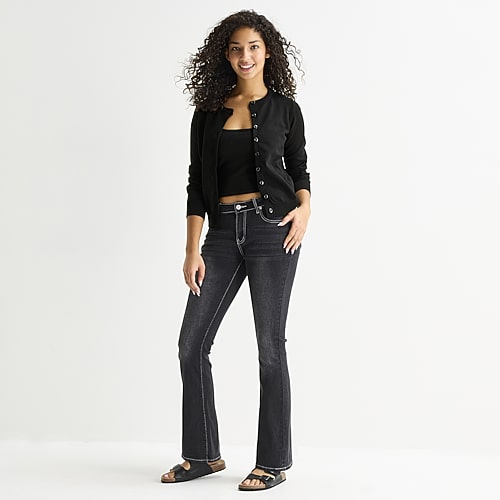 Click here for Forever 21 Womens Juniors Low Rise Bootcut Jean  1... prices
