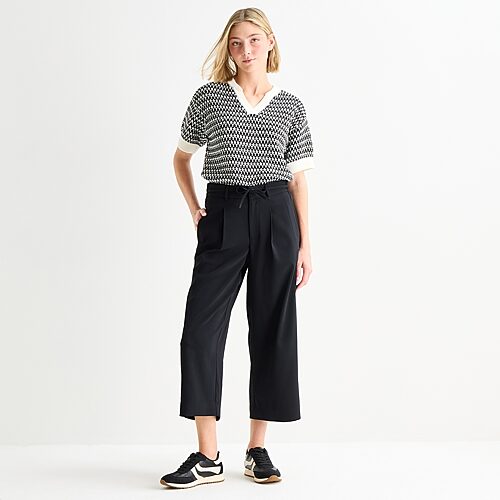 Click here for Stylus Womens Straight Cropped Pant  X-small  Blac... prices
