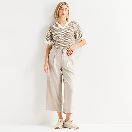 Click here for Stylus Womens Straight Cropped Pant  X-large  Gray prices