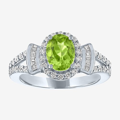 Click here for Womens Genuine Green Peridot Sterling Silver Cockt... prices