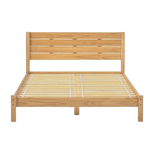 Modern Boho Minimalist Bed  One Size  White