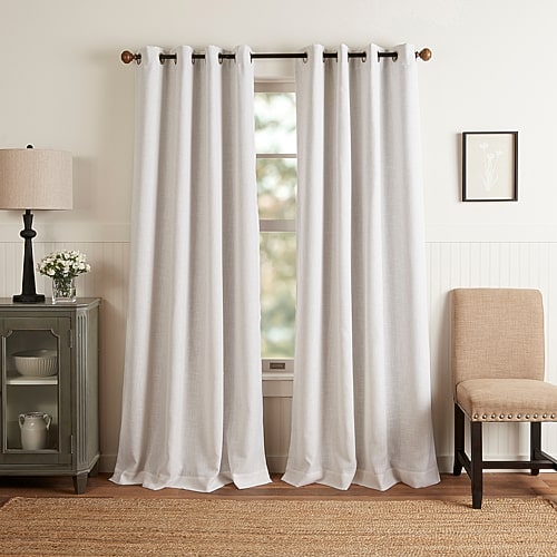 Click here for Martha Stewart Westchester Solid Grommet Top Black... prices