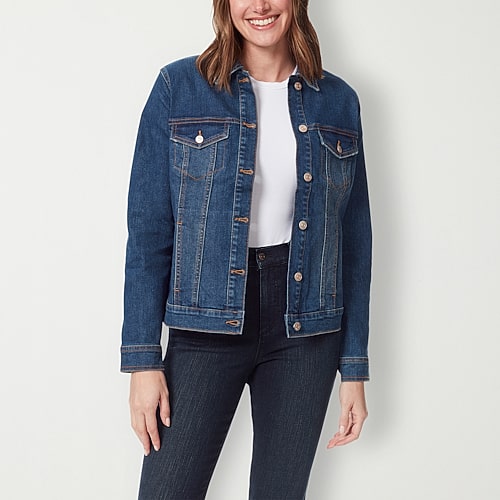 Click here for Gloria Vanderbilt Amanda Womens Denim Jacket  Larg... prices