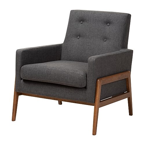 Perris Lounge Chair - Dark Grey