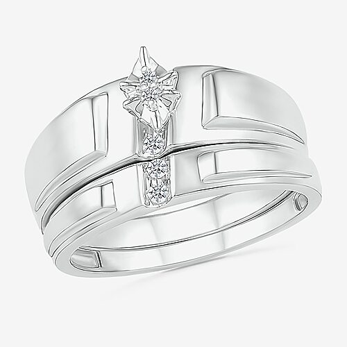 Click here for 4.90mm Unisex Adult 1/10 CT. T.W. Natural White Di... prices