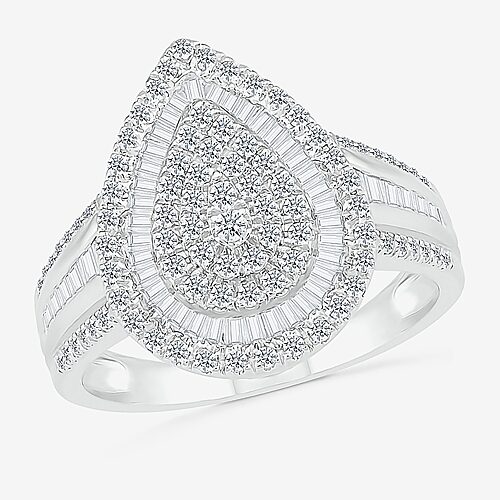 Click here for 6.20mm Unisex Adult 1 CT. T.W. Natural White Diamo... prices