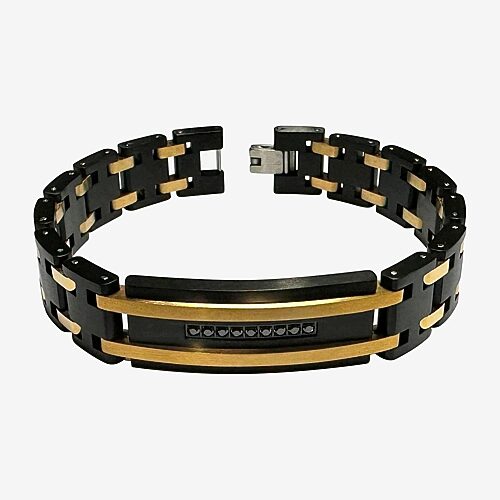 Click here for Mens Stainless Steel 8 1/2 Inch Link Bracelet  One... prices