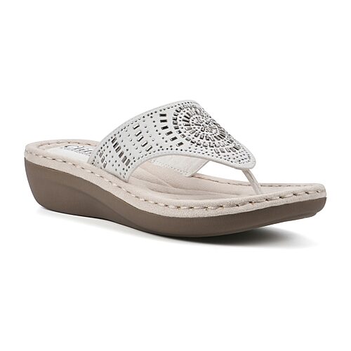 Click here for Cliffs by White Mountain Womens Cienna Slide Sanda... prices