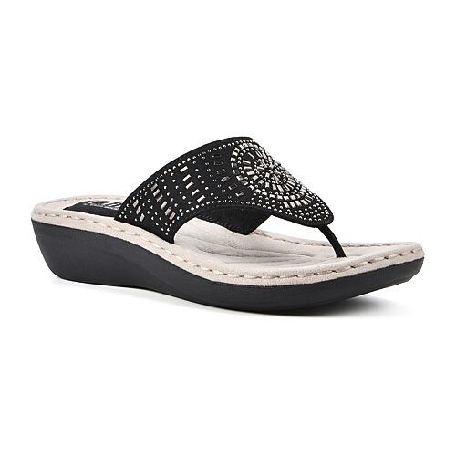 Click here for Cliffs by White Mountain Womens Cienna Slide Sanda... prices