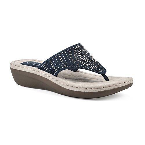 Click here for Cliffs by White Mountain Cienna Comfort Thong Sand... prices