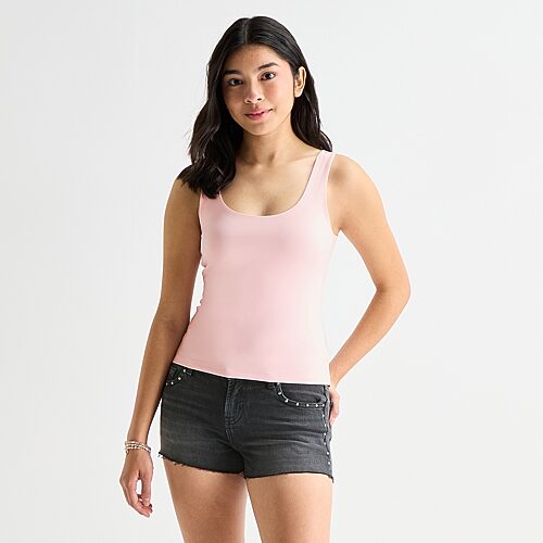 Click here for Arizona So Smooth Womens Juniors Scoop Neck Sleeve... prices